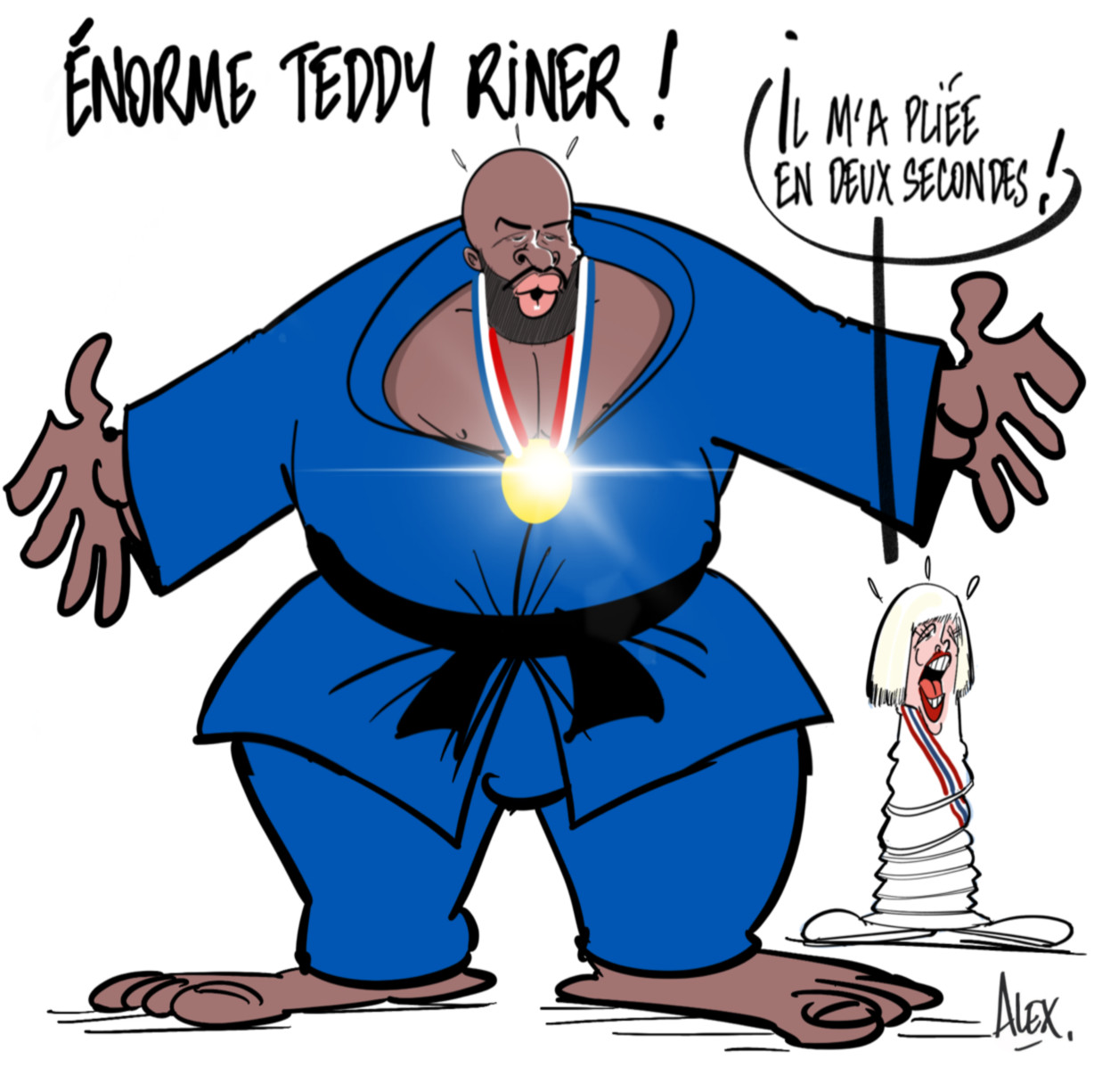 L’actualité vue par Alex : un troisième titre olympique pour le judoka ...