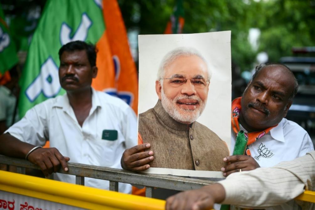 Législatives en Inde : Modi proche de la victoire, avec une majorité ...