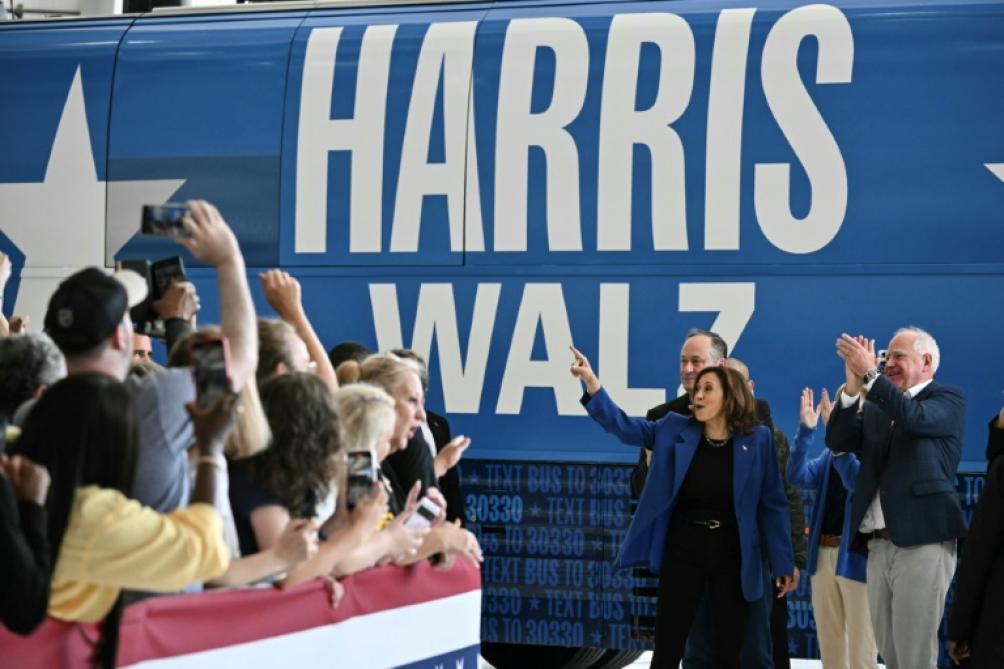 Avant la convention démocrate, Kamala Harris en campagne dans l'Etat ...