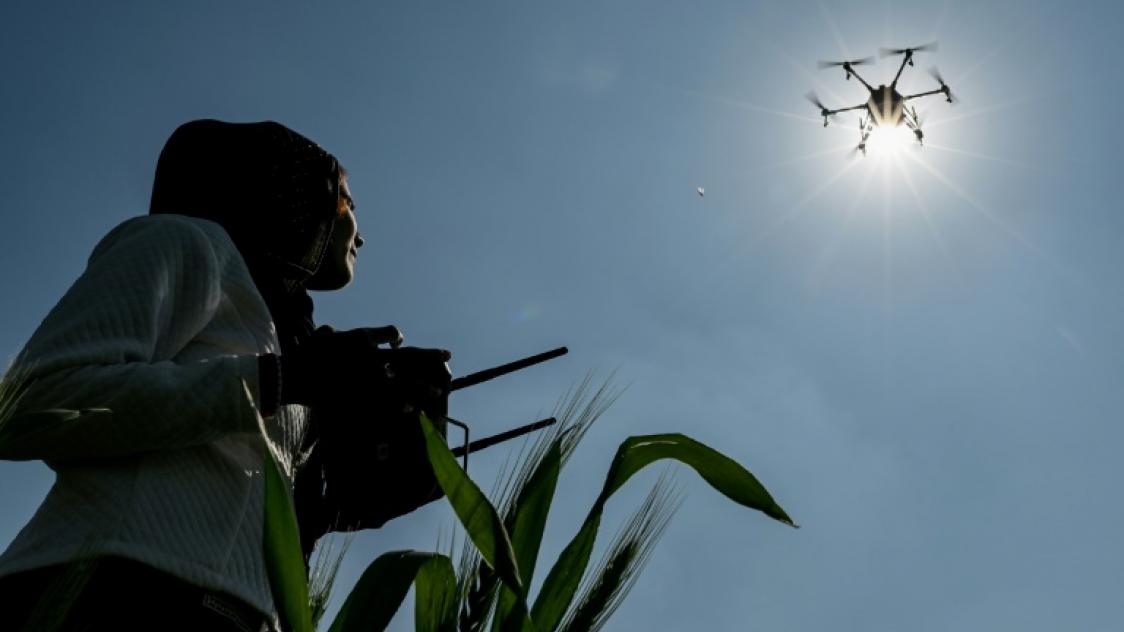 En Inde, les "drone sisters" pilotent l'agriculture et le changement social
