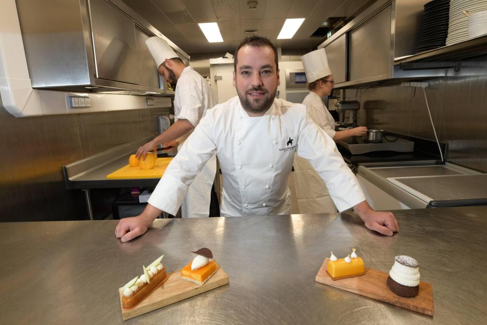 Cédric Servela, chef pâtissier au Royal Champagne à Champillon
