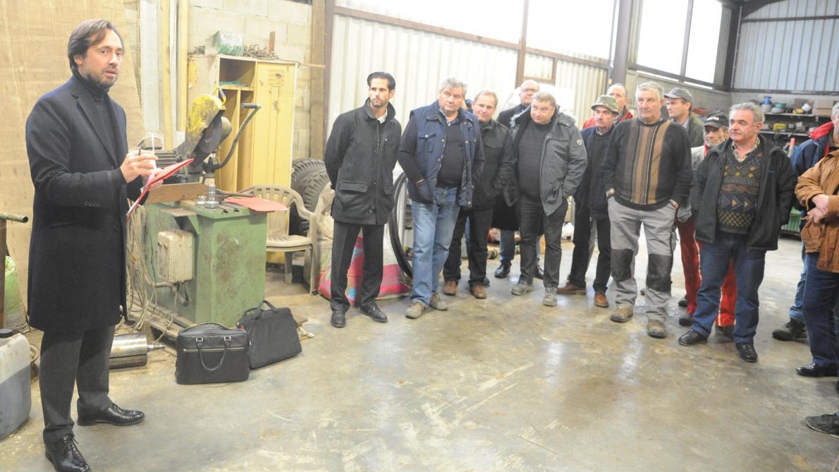 Le député Besson-Moreau au contact des exploitants agricoles