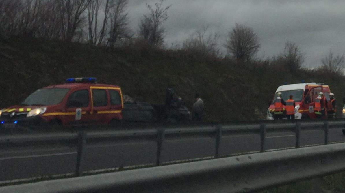 Deux accidents au même moment sur la RN44 entre Châlons et La Veuve