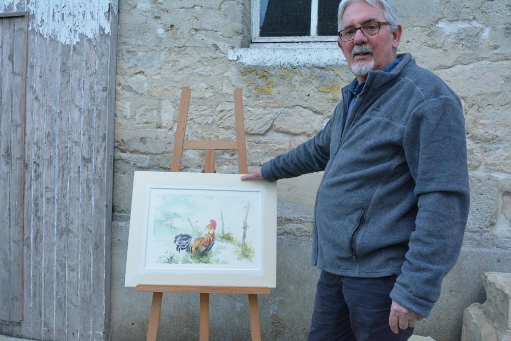 Claude Dupin revient à Laon avec ses aquarelles