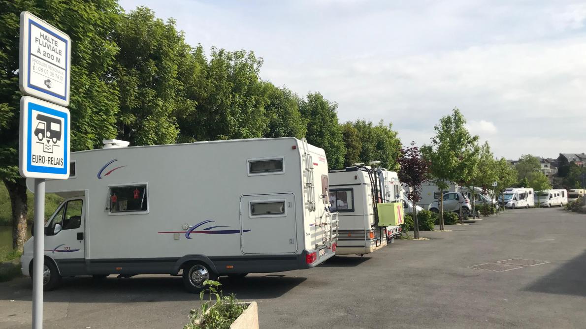 Revin : l’aire de camping-cars fait toujours le plein