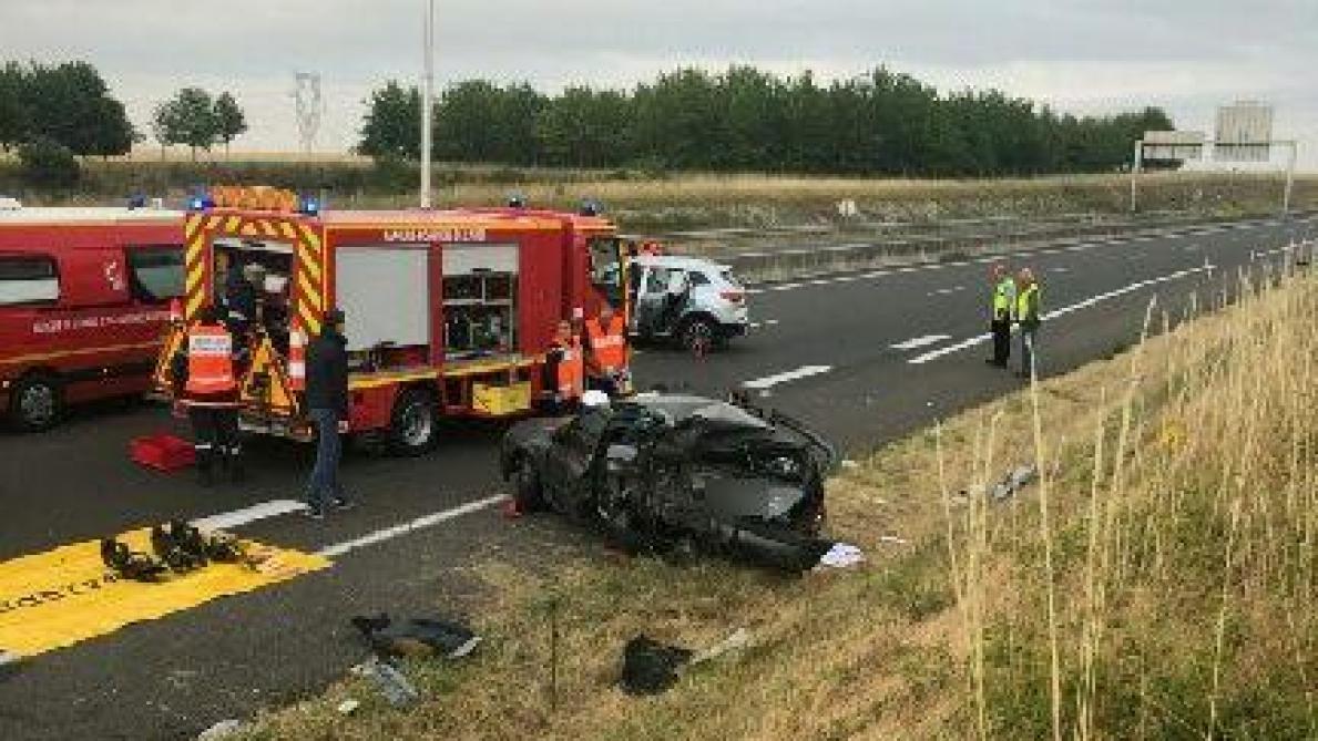 Un mort dans un accident sur l’A26 à hauteur de Torcy-le-Petit