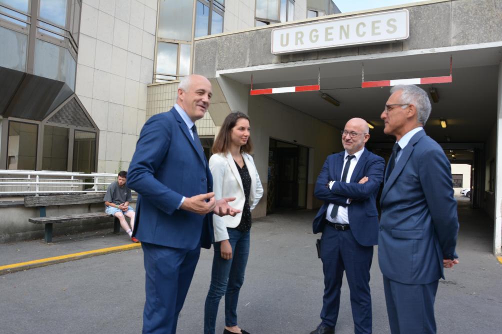 La visite inattendue du député Marc Delatte aux urgences de Soissons
