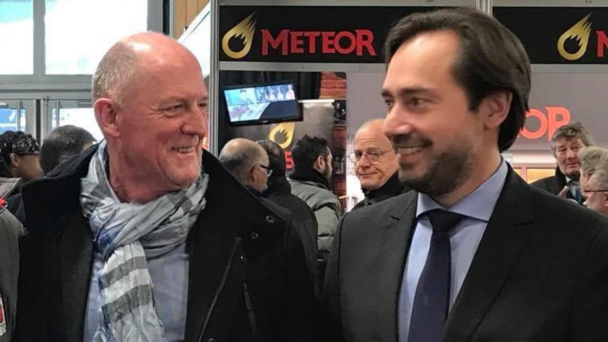Entre le représentant des agriculteurs aubois et le député Besson ...