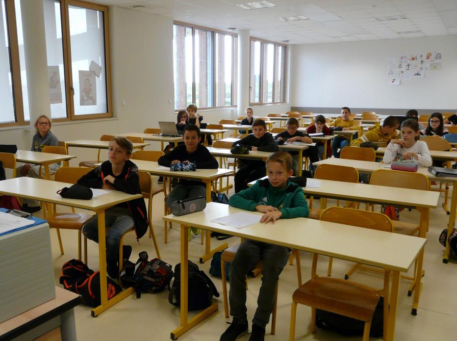 Dictée solidaire au collège de Sissonne