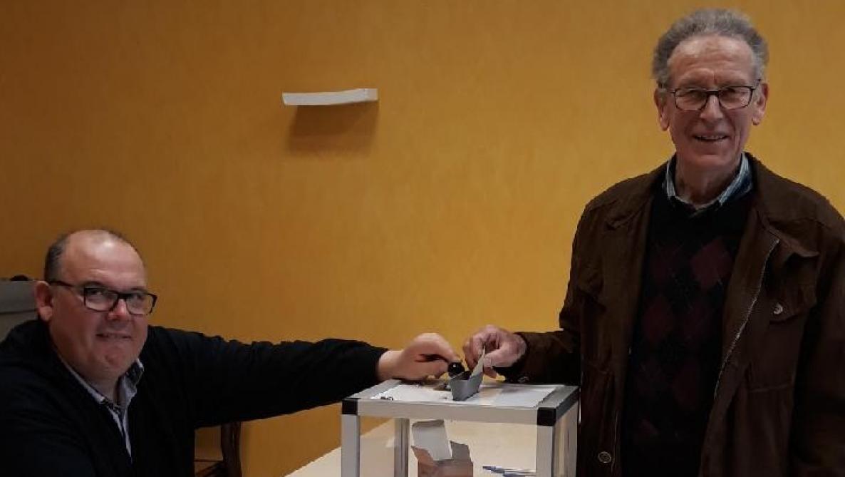 Municipales 2020: le maire sortant Marcel Bonnet a voté à La Cheppe