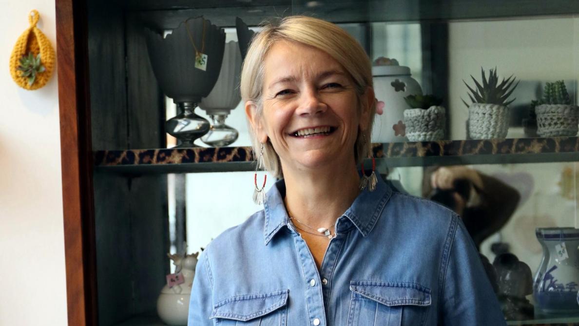 A Reims, le café-boutique de Marie-Pierre Charlet