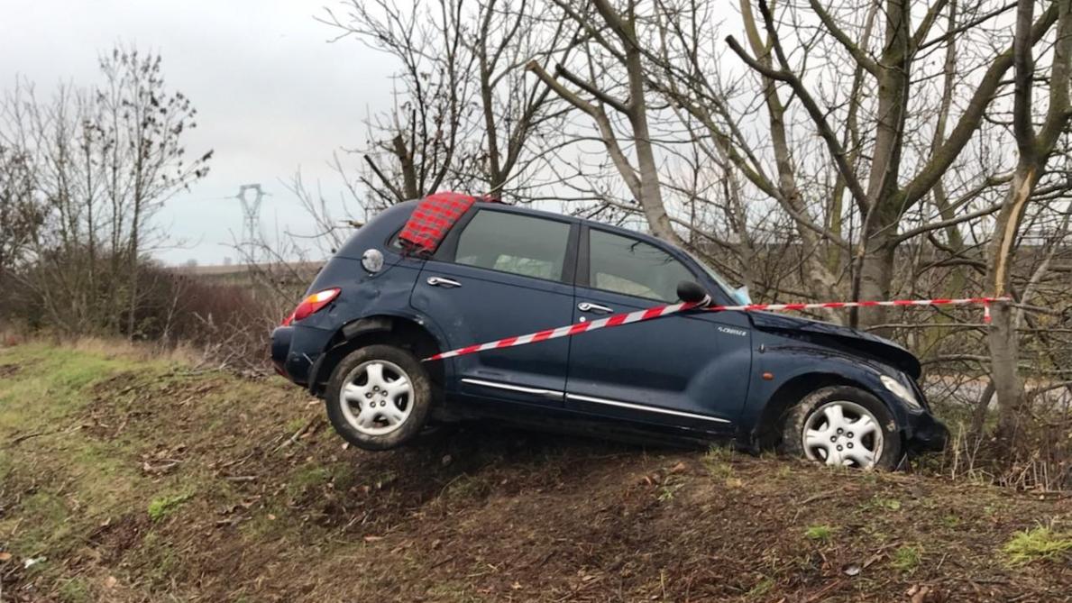 La sortie de route fait deux blessés légers sur la N44, à hauteur de La ...