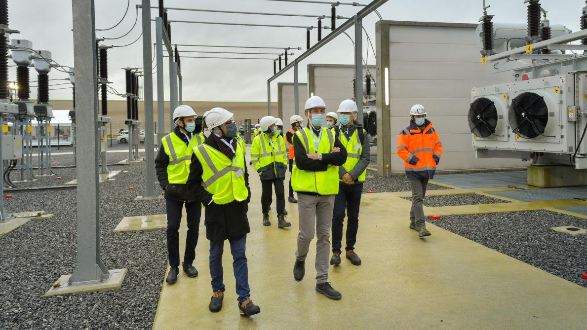 PHOTOS & VIDÉO. Un poste source favorisant les énergies renouvelables à ...