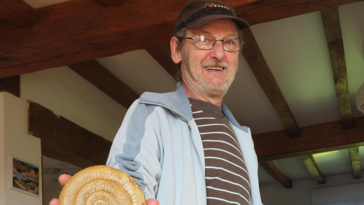 Alain Klair, le chasseur de fossiles de Mouzon