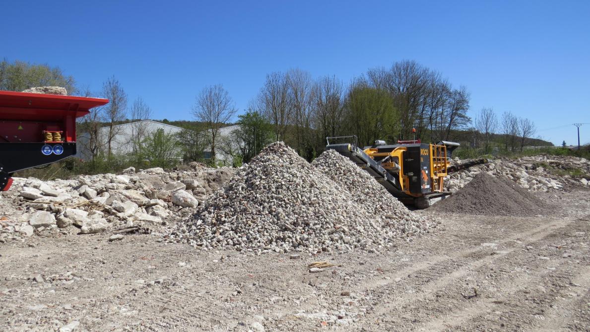 Bar-sur-Seine : du recyclage de matériaux inertes