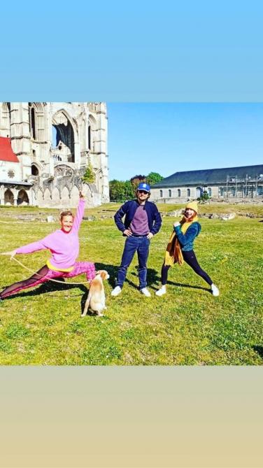 À Soissons, le footing rigolo de Lorànt Deutsch en compagnie d’Isabelle ...
