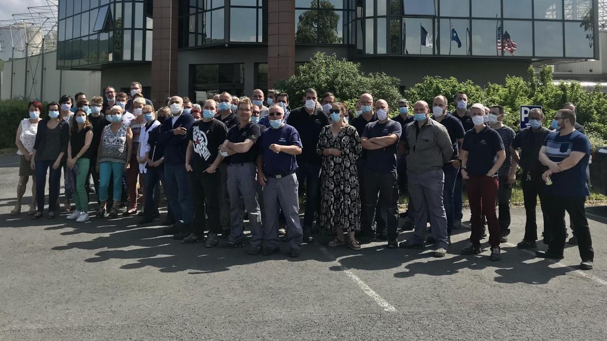 Débrayage chez Sparflex à Dizy