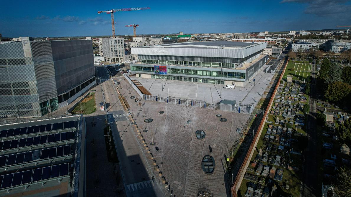 PHOTOS. VIDÉOS. La Reims Arena, une salle caméléon