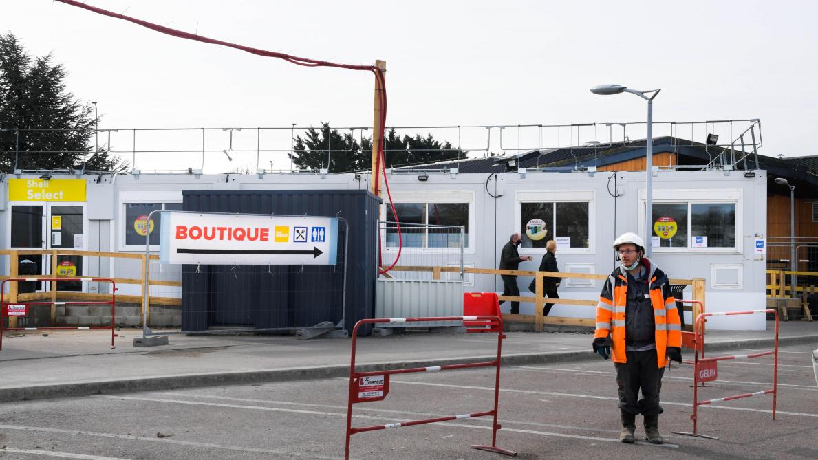 Une nouvelle station-service Shell en construction à Sommesous