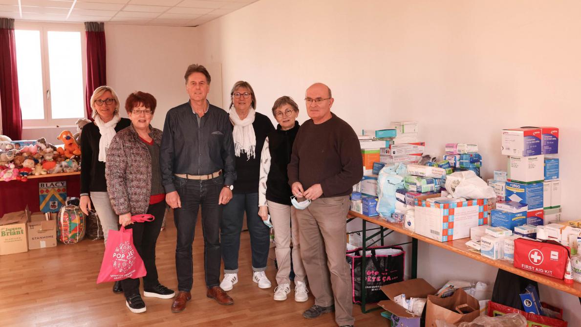 Afflux de dons pour l’Ukraine à Blacy