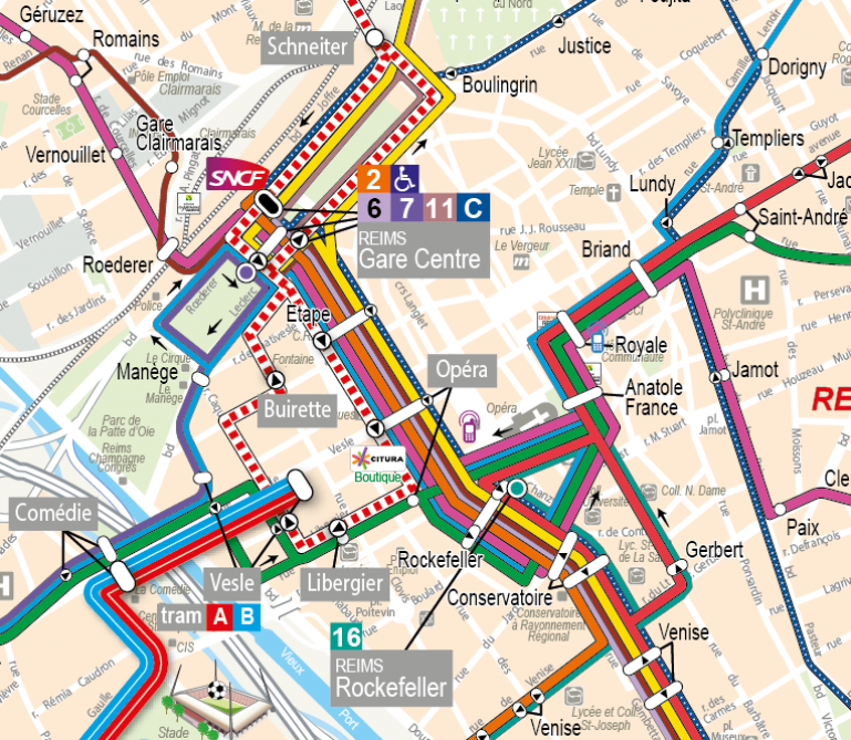 Comment se déplacer sans le tram cet été à Reims