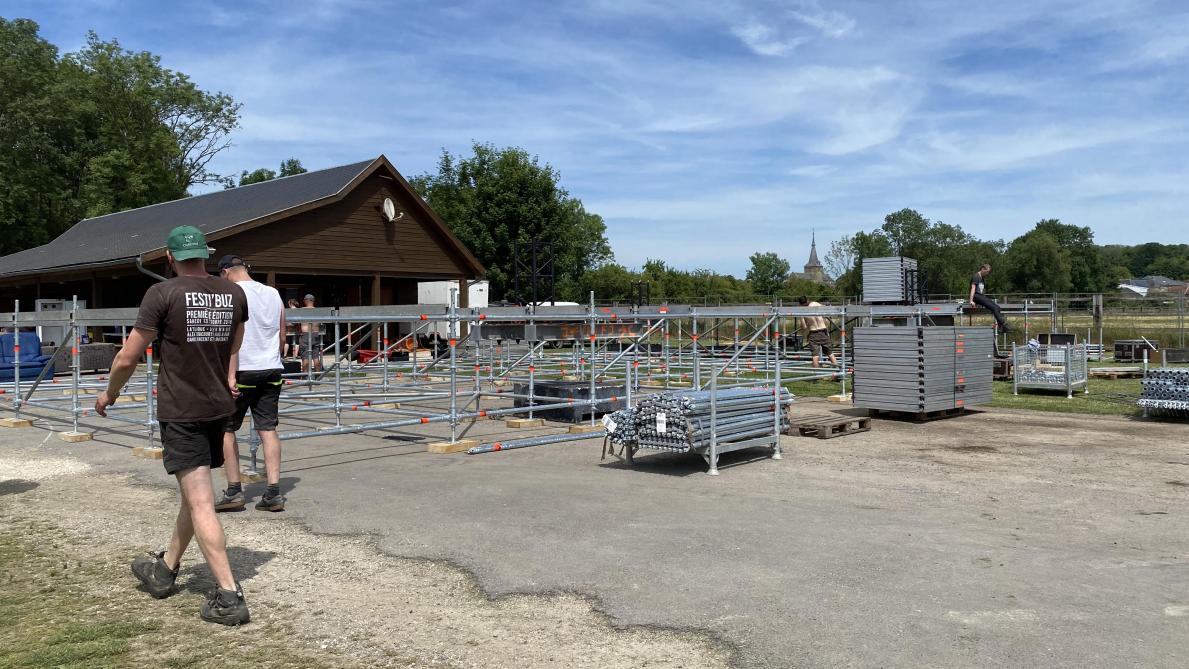 PHOTOS/ VIDÉO. Le Festi’Buz se prépare à Buzancy