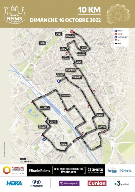 Découvrez en exclusivité les trois parcours du Run in Reims