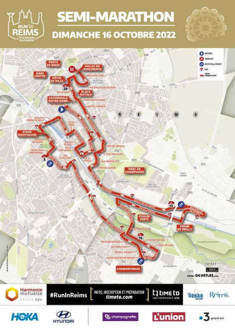 Découvrez en exclusivité les trois parcours du Run in Reims