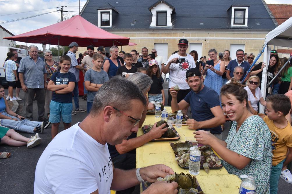 Feuilles et cœurs d’artichauts ont séduit à Chivy-lès-Étouvelles