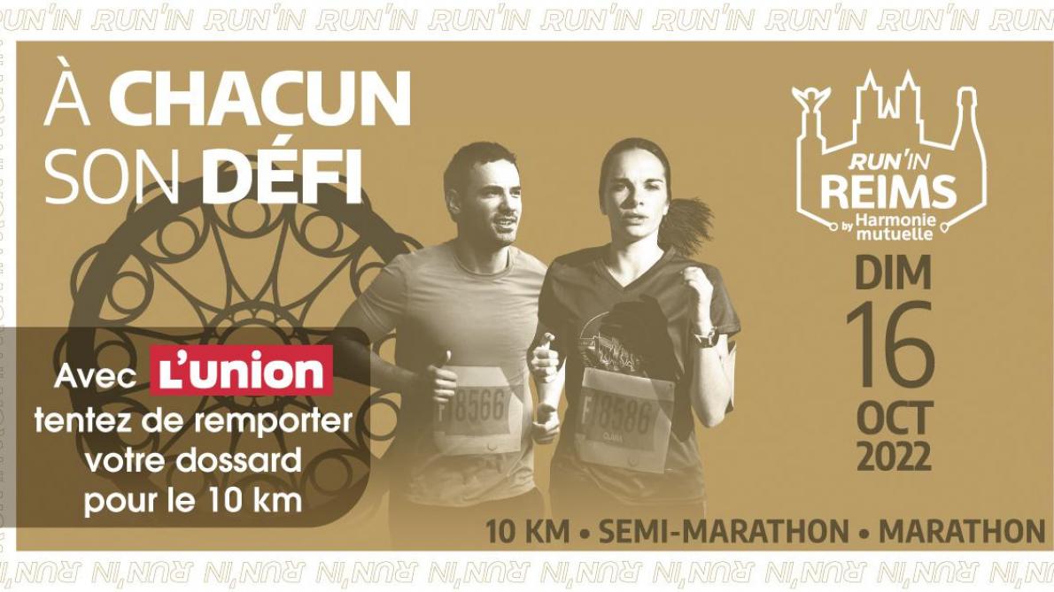 Remportez votre dossard pour le 10km du Run in Reims
