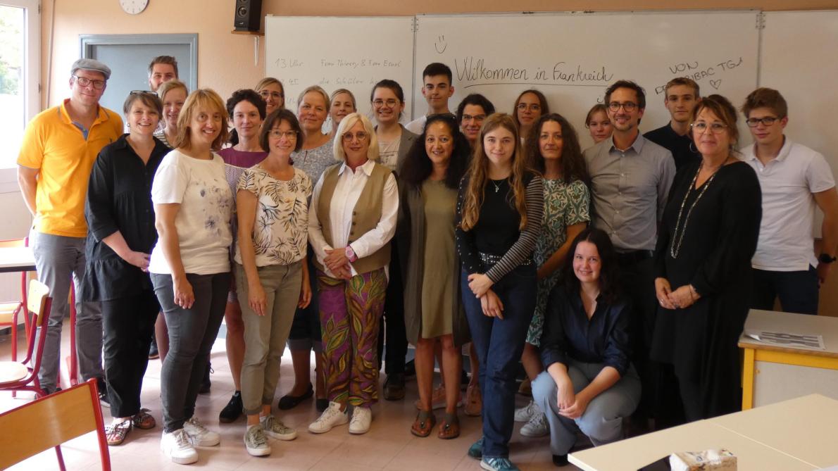 À Château-Thierry, des enseignants allemands au lycée Jean-de-La-Fontaine
