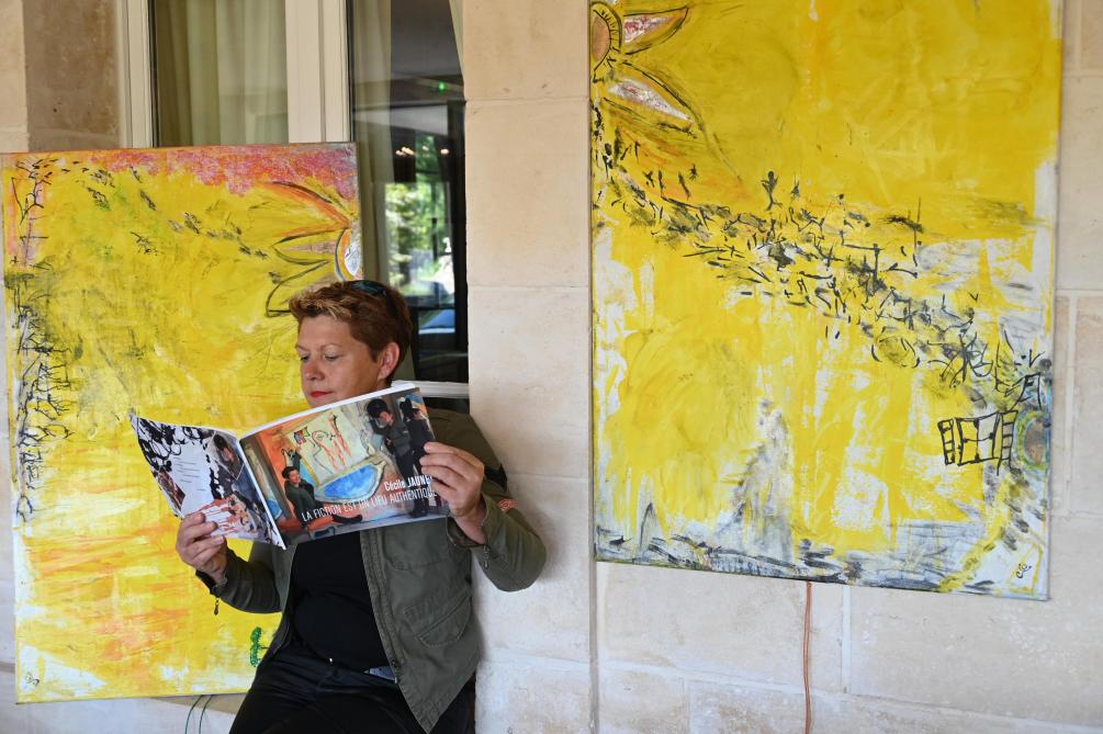 Laon : pour Cécile Jaunet, la peinture dit mieux que les mots