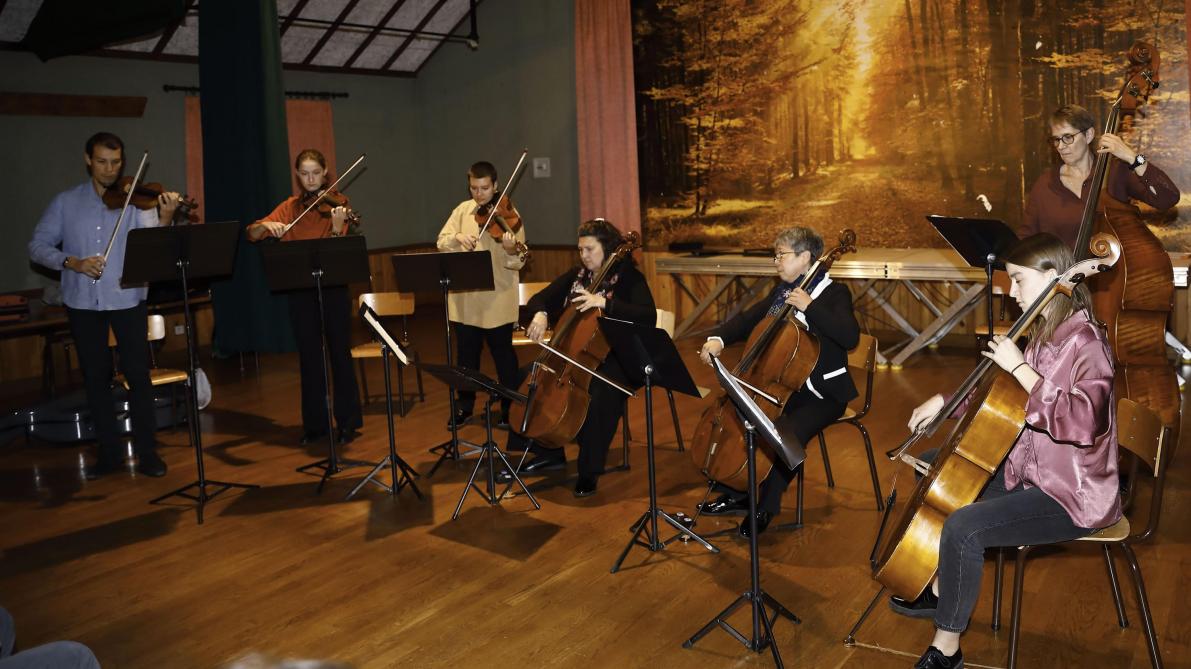 40 personnes pour deux belles heures de musique