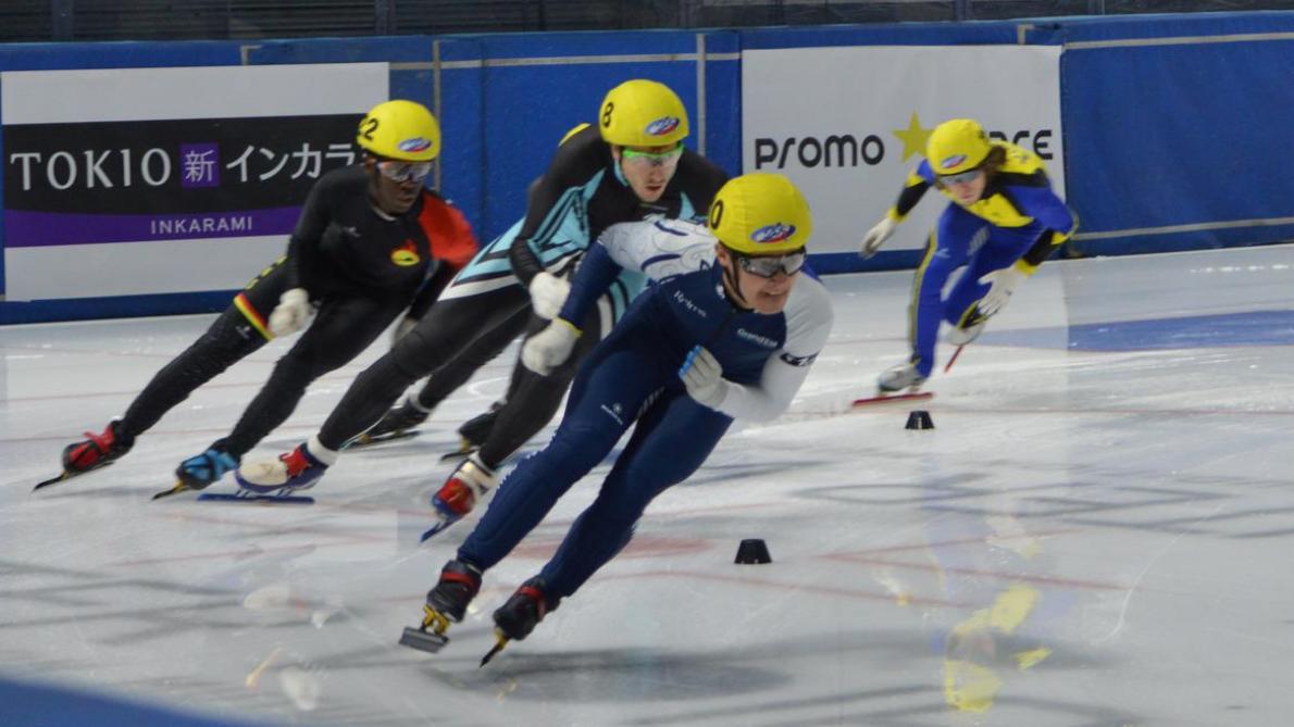 Short track - Le Rémois Tawan Thomas continue d’apprendre