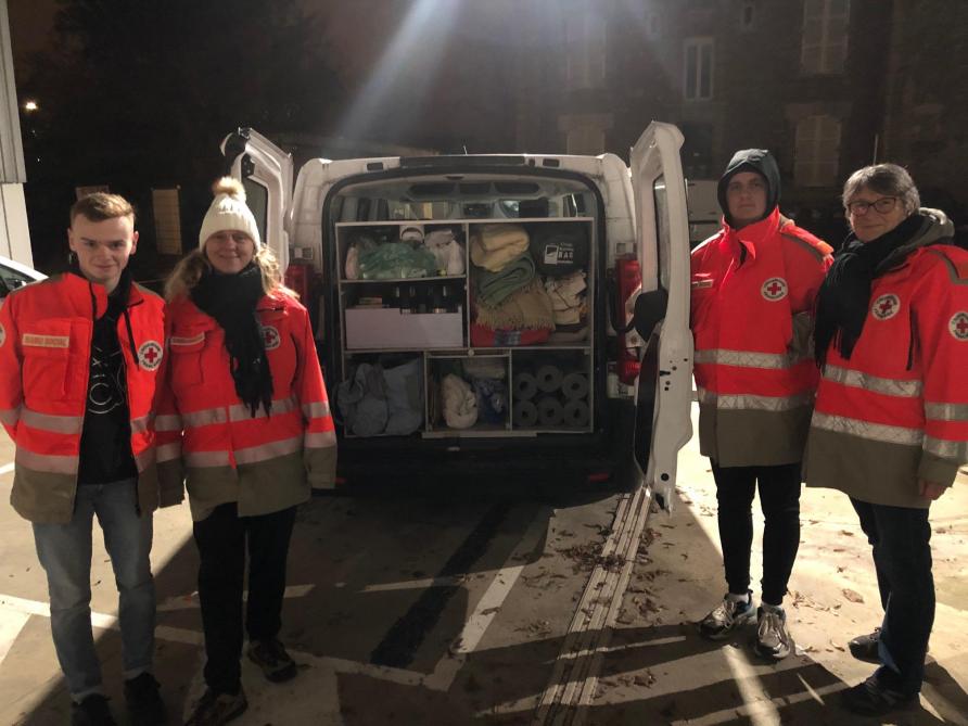Les maraudes de la Croix-Rouge sont indispensables en période de froid ...