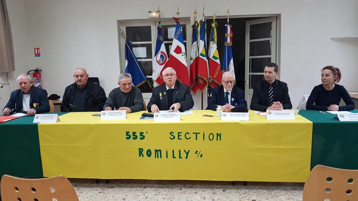 Les médaillés militaires de Romilly rendent hommage à Joffre