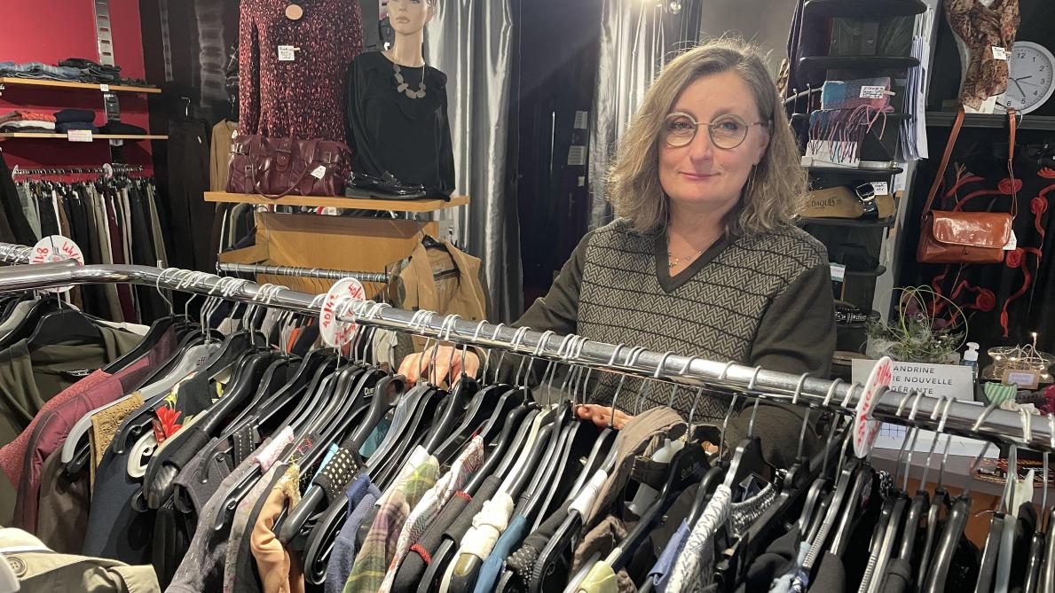 Sandrine Deffrasnes à la tête de La Boutique du troc