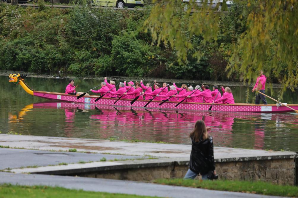 Les Dragon ladies de Charleville en route pour la Vogalonga de Venise