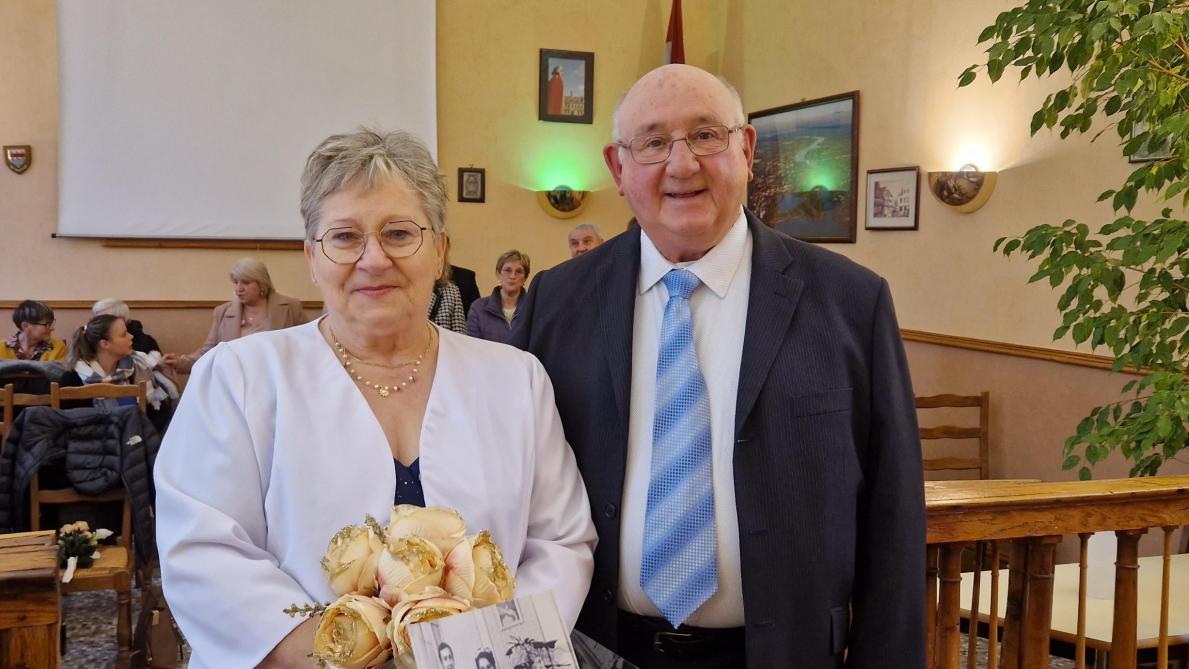Les époux Leroux ont renouvelé leur mariage à Braine