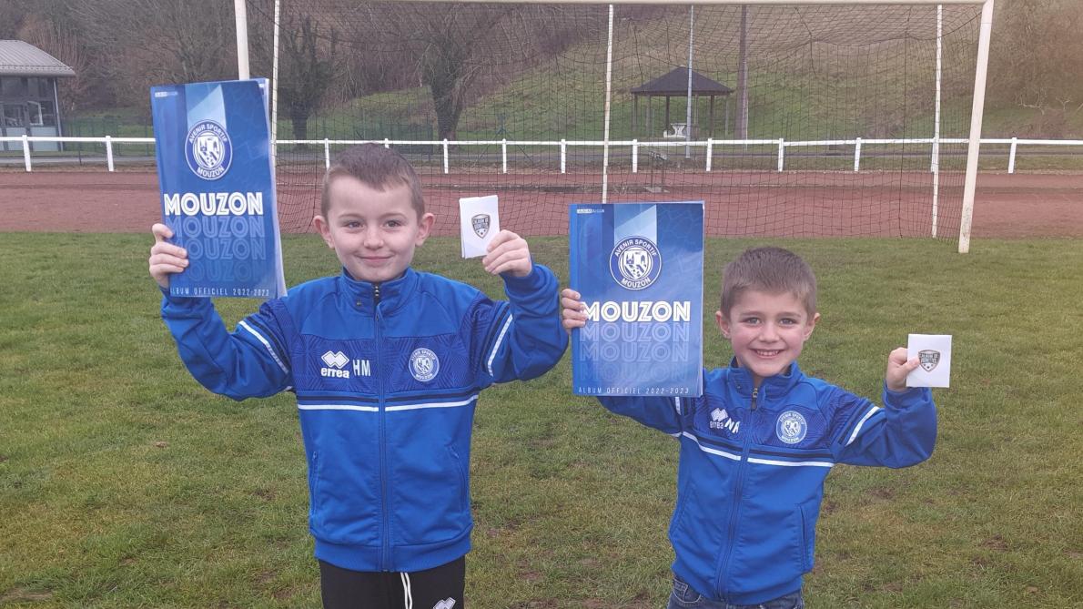 L’ «album Panini» du club de football de Mouzon est prêt