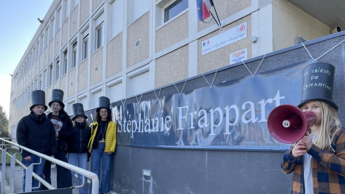 Pour le 8-Mars, ne dites plus collège Lamartine mais collège Stéphanie ...