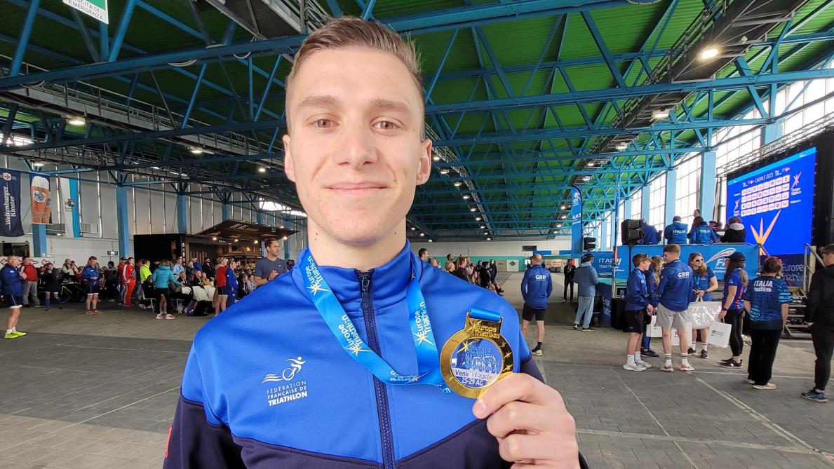 Le Marnais Charles Bertier champion d’Europe de duathlon