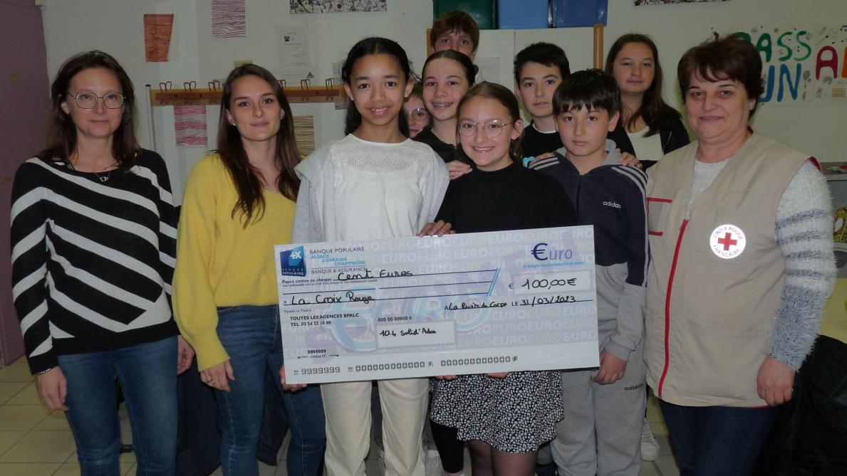 Les ados de La Rivière-de-Corps se montrent solidaires de la Croix-Rouge