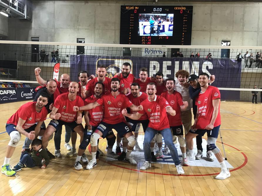 Volley-ball – Élite (play-offs). Les Rémois sacrés champions de France Volley-ball – Élite (play-offs). Les Rémois sacrés champions de France