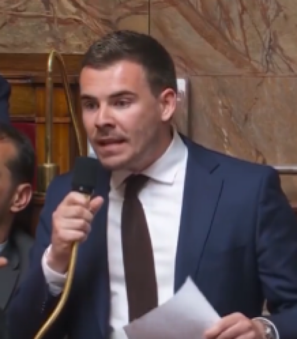 Assemblée nationale : Jordan Guitton (RN) interpelle le gouvernement ...