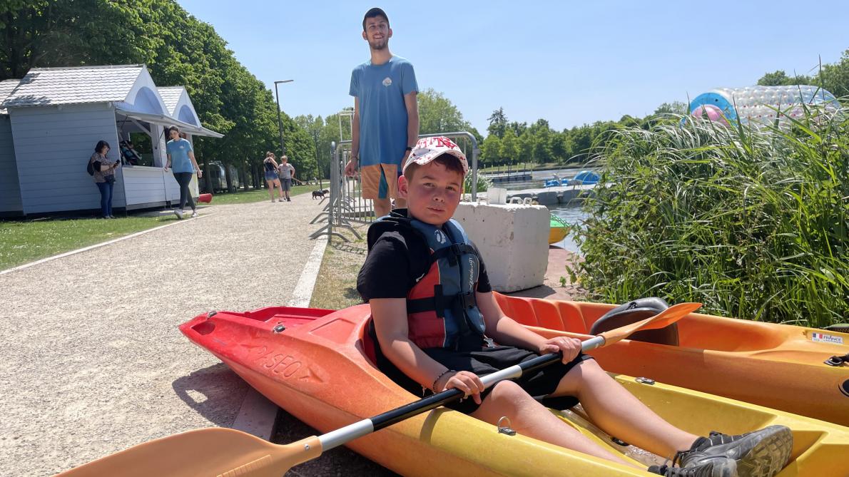 Avant le lancement de Châlons Plage, la base nautique anime déjà le jard