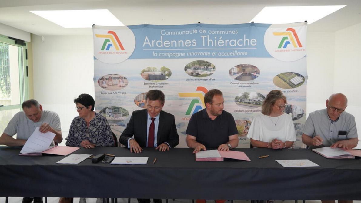 Une convention signée à Liart pour améliorer l’attractivité du territoire