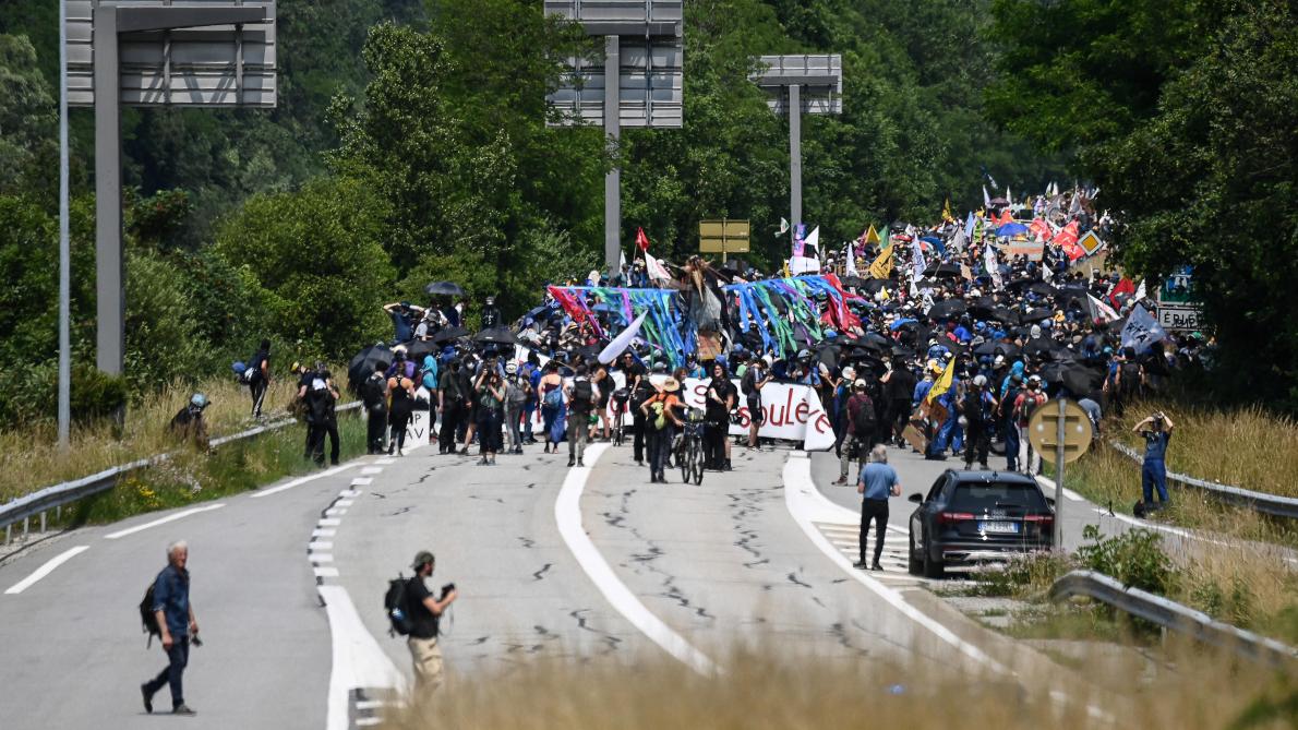 Manifestation contre la ligne ferroviaire Lyon -Turin : retour au calme ...