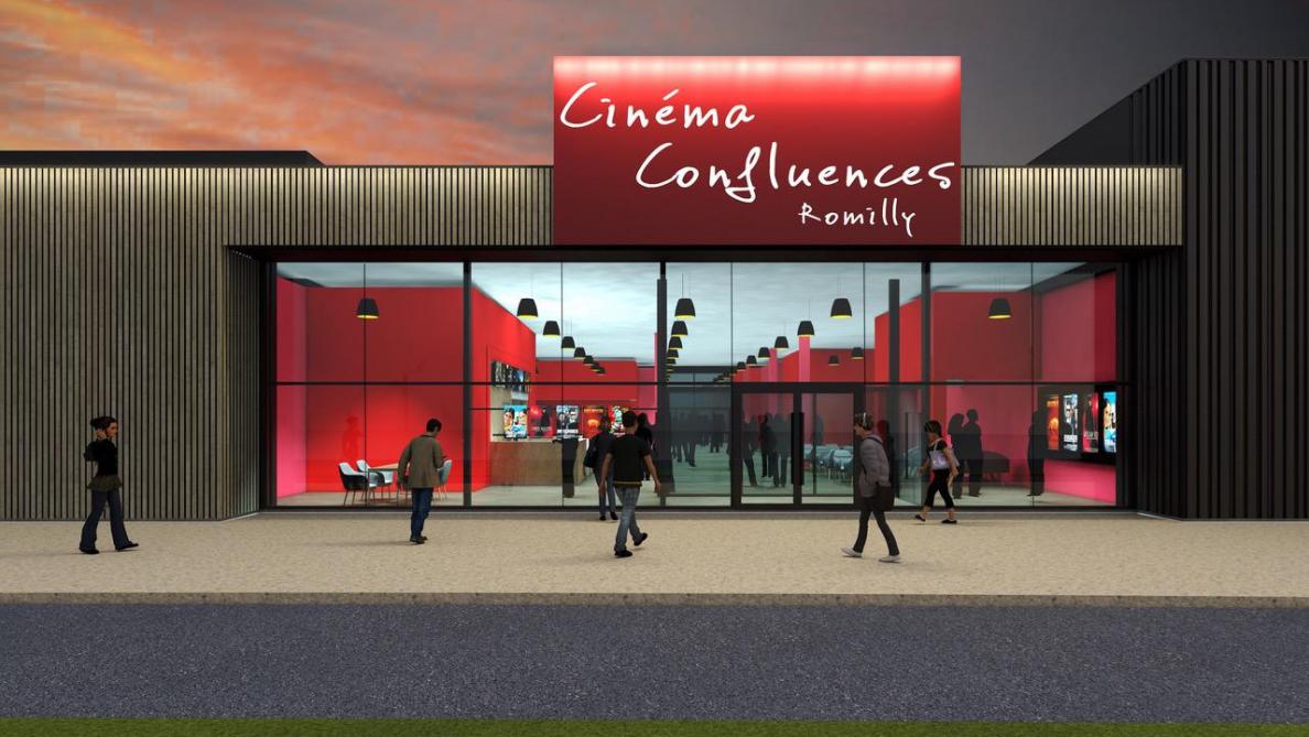 Un cinéma multiplexe de cinq salles sur la zone Aéromia, à Romilly-sur ...