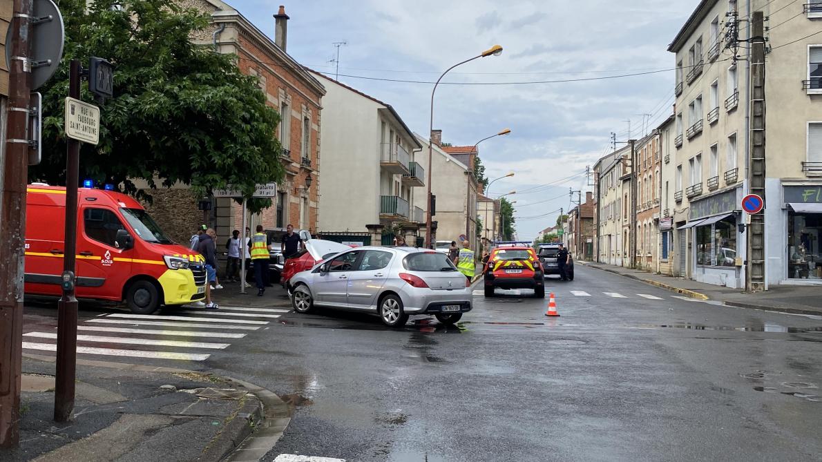Accident rue du faubourg Saint-Antoine à Châlons-en-Champagne : une blessée